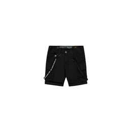 Shorts Alpha Industries "Utility Short", Herren, Gr. 34, Normalgrößen, schwarz, Obermaterial: 98% Baumwolle, 2% Elastan, Hosen Shorts