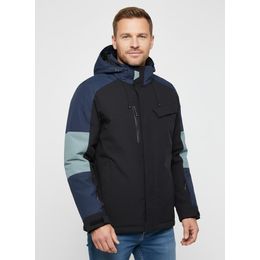 Funktionsjacke Killtec "KSW 257 MN SKI JCKT", Jungen, Gr. L, seegrau, Obermaterial: 100% Polyester. Futter: 100% Polyester. Wattierung: 100% Polyester, hoch geschlossener Ausschnitt, Windstopperb&uuml;ndchen verstellbar, Jacken Funktionsjacke