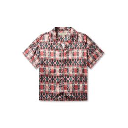 PAS DE MONACO Herren Langarmhemd "Pas De Monaco COCKPIT CUBAN SHIRT"ferrari cockpit, Gr. XS, mehrfarbig, 100% Polyester, Hemden