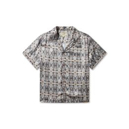 Langarmhemd PAS DE MONACO "Pas De Monaco COCKPIT CUBAN SHIRT", Herren, Gr. M, US-Gr&ouml;&szlig;en, formular cockpit, 100% Polyester, mehrfarbig, normal, Hemden