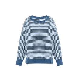 Imily Bela Sweatshirt Damen Gr&ouml;&szlig;e XL blau / wei&szlig;