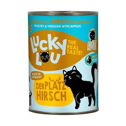 24x400g Lucky Lou Lifestage Adult Geflügel & Hirsch