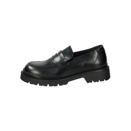Gant Footwear Leder-Mokassins "Prepnovo" in Schwarz - 55% | Gr&ouml;&szlig;e 38 | Damen-schuhe-halbschuhe
