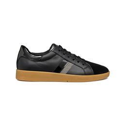 Geox Leder-Sneakers "Meleda" in Schwarz - 57% | Größe 36 | Damen-sneakers