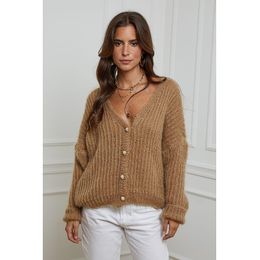 L'armoire de Suzette Cardigan in Camel - 73% | Gr&ouml;&szlig;e 38/40 | Damen-pullover-cardigans