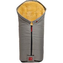 Kaiser Naturfellprodukte Lammfell-Fußsack "Iglu" in Hellgrau - (L)93 x (B)45 cm - 24% | Baby-fusssaecke