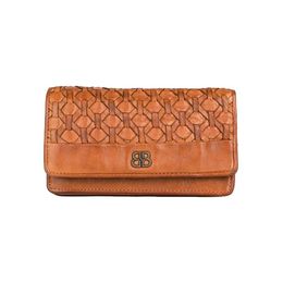 Bellicci Leder-Geldb&ouml;rse "Perla" in Cognac - (B)17,5 x (H)10 x (T)3 cm - 34% | Portemonnaies-etuis