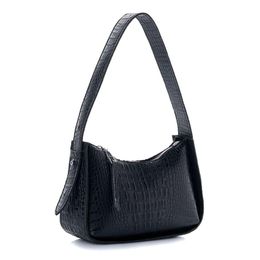 Lucky Bees Schultertasche in Schwarz - (B)23 x (H)15 x (T)7 cm - 58% | Damen-taschen
