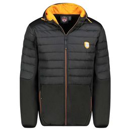 Geographical Norway Softshelljacke "Tennis" in Schwarz/ Orange - 71% | Gr&ouml;&szlig;e XL | Herren-outdoorjacken