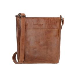 Micmacbags Leder-Umh&auml;ngetasche in Camel - (B)23 x (H)24 x (T)6 cm - 58% | Damen-taschen