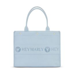 Hey Marly Schultertasche "Signature" in Hellblau - (B)41 x (H)33 x (T)16 cm - 33% | Damen-taschen