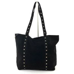 Amara Leder-Shopper "Cornelle" in Schwarz - (B)45 x (H)34 x (T)11 cm - 66% | Damen-taschen