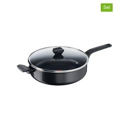 Tefal 2tlg. Set: Schmorpfanne "Easy Cook & Clean" in Schwarz - &Oslash; 28 cm - 26% | Kochgeschirr