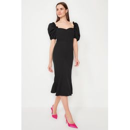 Trendyol Kleid in Schwarz - 50% | Gr&ouml;&szlig;e 38 | Damen-kleider