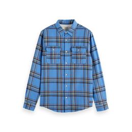 Scotch & Soda Scotch & Soda Hemd in Blau - 73% | Gr&ouml;&szlig;e M | Herren-plussize