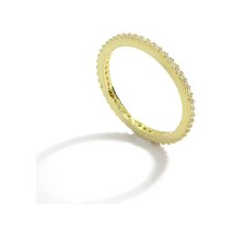 Miu Silver Vergold. Ring mit Edelsteinen - 67% | Größe 48 | Schmuck