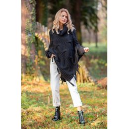 fobya Poncho in Schwarz - 67% | Damenjacken