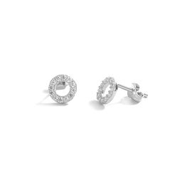Miu Silver Silber-Ohrstecker mit Edelsteinen - 67% | Schmuck
