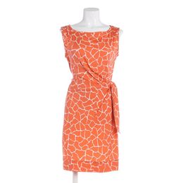Diane von F&uuml;rstenberg Diane von Furstenberg Kleid Damen Gr&ouml;&szlig;e M Second Hand orange