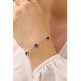 Miu Silver Silber-Armkette mit Perlmutt - 66% | Schmuck