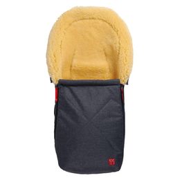 Kaiser Naturfellprodukte Lammfell-Fu&szlig;sack "Emma" in Schwarz - (L)80 x (B)37 cm - 28% | Baby-fusssaecke