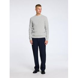 Selected Homme Pullover "Theo" in Hellgrau - 68% | Gr&ouml;&szlig;e XL | Herren-plussize