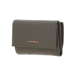 Coccinelle Leder-Geldb&ouml;rse in Khaki - (B)14 x (H)10 x (T)2 cm - 33% | Portemonnaies-etuis
