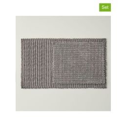 BELLA MAISON 2er-Set: Badematten ''Cosy'' in Grau - 79% | Heimtextilien-badematten