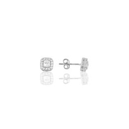 Miu Silver Silber-Ohrstecker mit Edelsteinen - 69% | Schmuck