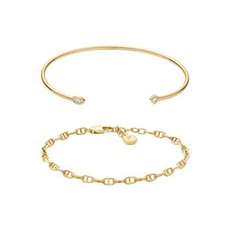 Fossil Armband Damen Gr&ouml;&szlig;e One Size gold / transparent