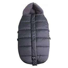 Kaiser Naturfellprodukte Thermo-Fußsack "Mila" in Anthrazit - (L)105 x (B)48 cm - 30% | Baby-fusssaecke