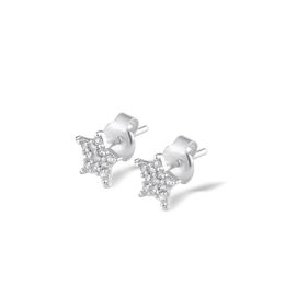 Miu Silver Silber-Ohrstecker mit Edelsteinen - 59% | Schmuck