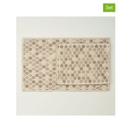 BELLA MAISON 2er-Set: Badematten ''Patrick'' in Beige - 69% | Heimtextilien-badematten