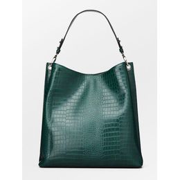 Becks&ouml;ndergaard Becks&ouml;ndergaard Schultertasche "Kayna" in Gr&uuml;n - (B)35 x (H)36,5 cm - 63% | Damen-taschen