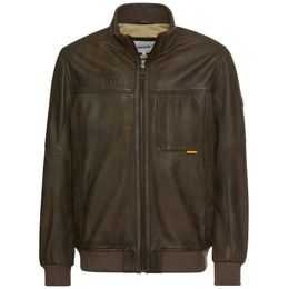 Camel Active Lederjacke mit Bomberkragen Herren Gr&ouml;&szlig;e M braun