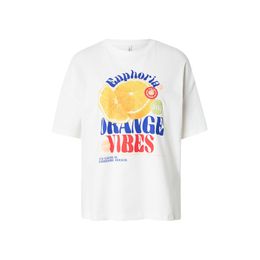 Only T-Shirt 'ONLBOLETTE' Damen Gr&ouml;&szlig;e M dunkelblau / orange / rot / wei&szlig;