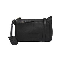 Burkely Leder-Umh&auml;ngetasche "Soft Skylar" in Schwarz - (B)20 x (H)13 x (T)6 cm - 50% | Damen-taschen