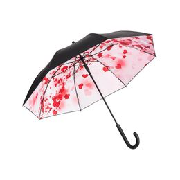 FARE Stockschirm in Schwarz/ Rosa - Ø 105 cm - 52% | Damen-regenschirme