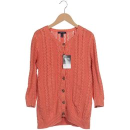 LANDS' END Lands&lsquo; End Strickjacke Damen Gr&ouml;&szlig;e S Second Hand orange
