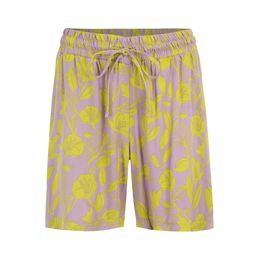 Mazine Shorts 'Palm Cove Printed' Damen Gr&ouml;&szlig;e 38 nude / gelb