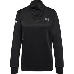 Hummel Sportsweatshirt 'Court' Damen Größe S schwarz / weiß