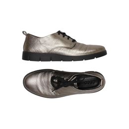 Ecco Halbschuh Damen Gr&ouml;&szlig;e 44 Second Hand silber