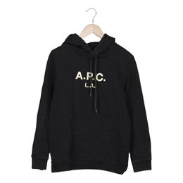 A.P.C. Kapuzenpullover Damen Gr&ouml;&szlig;e L Second Hand schwarz