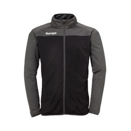 Kempa Trainingsjacke Herren Gr&ouml;&szlig;e L grau / schwarz / wei&szlig;