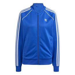 adidas originals Sweatjacke 'Adicolor Classics' Damen Gr&ouml;&szlig;e 5XL/6XL kobaltblau / wei&szlig;