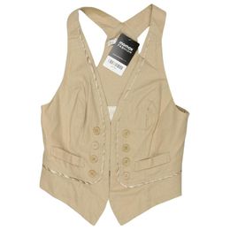 Tally Weijl Weste Damen Gr&ouml;&szlig;e S Second Hand beige