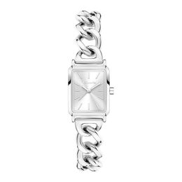 Tamaris Quarzuhr &raquo;Chain Watch&laquo; Armbanduhr, Damenuhr, Edelstahlarmband, analog silberfarben Sch&ouml;ne Armbanduhr