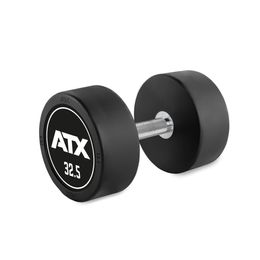 Rubber Dumbbell - ATX Logo - 32.5 kg