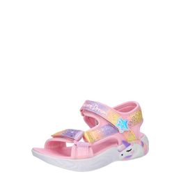 Skechers Kids Sandale 'Unicorn Dreams' M&auml;dchen Gr&ouml;&szlig;e 27 hellblau / gelb / dunkellila / hellpink