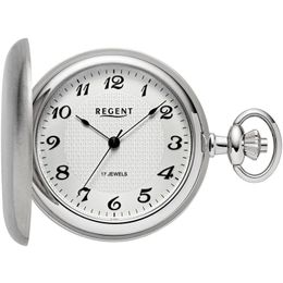 Regent Uhren Regent Jungen Taschenuhr &raquo;P720&laquo; Herrenuhr, Handaufzug, Acrylglas silber